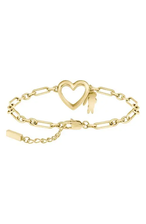 Lacoste Elyse Heart Link Bracelet