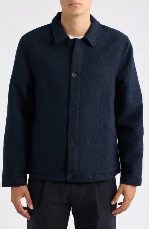 WAX LONDON Iggy Jacquard Shirt Jacket