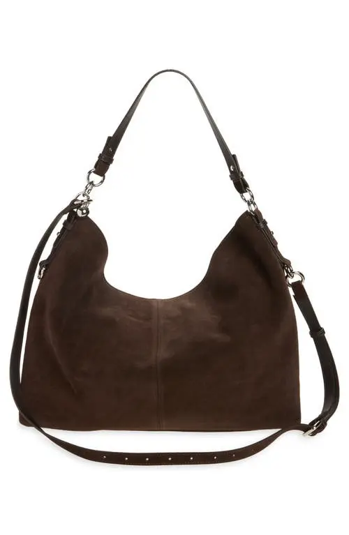 JUSTINE CLENQUET Marla Suede Hobo Bag