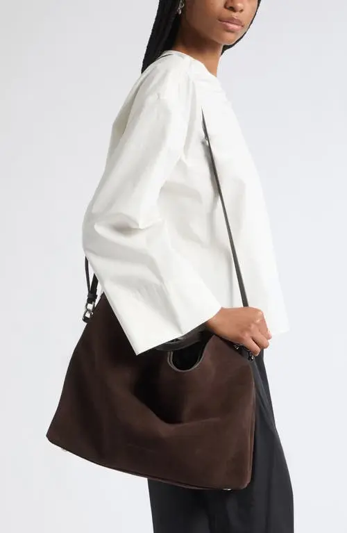 JUSTINE CLENQUET Marla Suede Hobo Bag