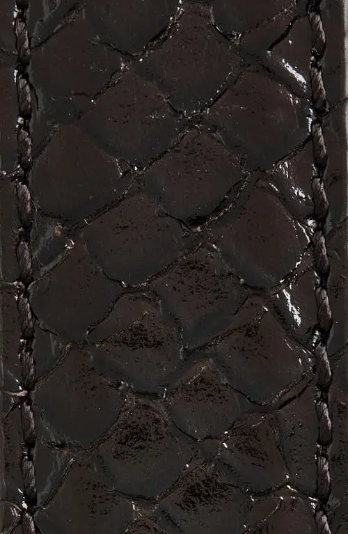 TOM FORD Snakeskin Embossed Sheepskin Leather Belt