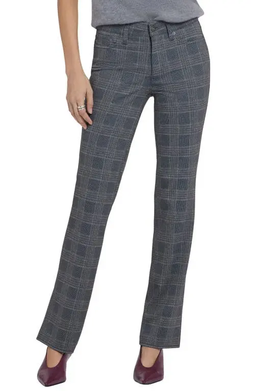 NYDJ Sculpt-her™ Marilyn Glen Plaid Straight Leg Ponte Pants - Phoebe Plaid