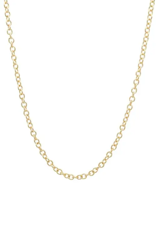 Sara Weinstock 18k Gold Rollo Chain Necklace