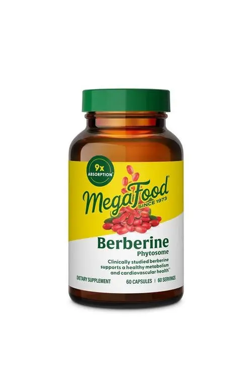 MEGAFOOD Berberine Phytosome, 550 Mg Per Serving, Vegan