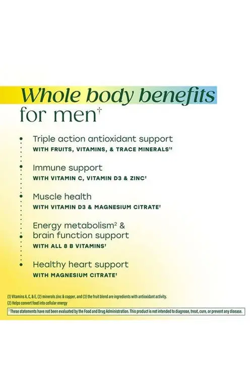 MEGAFOOD Whole Body Multivitamin Gummies For With Methylated B12