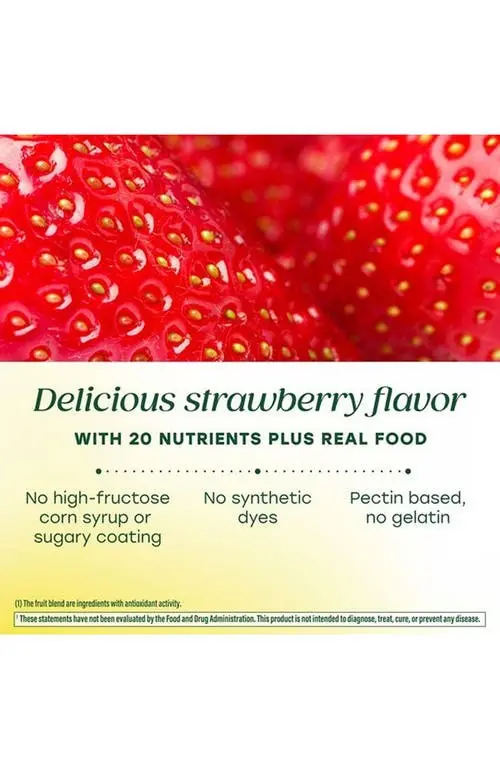 MEGAFOOD Whole Body Multivitamin Gummies For With Methylated B12