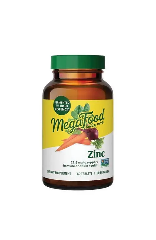 MEGAFOOD Zinc Bisglycinate For & Vegan Immune Support Supplement - None