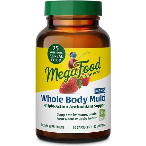 MEGAFOOD Whole Body Multivitamin For With Coq10, Vitamin D3 K2, Magnesium Citrate, Boron & Copper - None