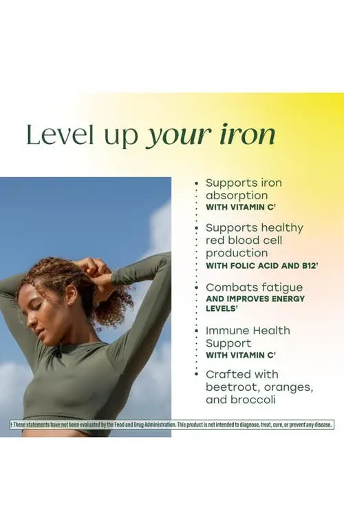 MEGAFOOD Blood Builder Iron Supplement For & With B12, Folic Acid & Vitamin C, Vegan - None