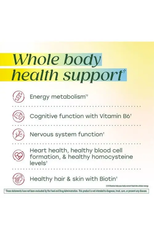 MEGAFOOD Balanced B Complex With All 8 B Vitamins, Vegan