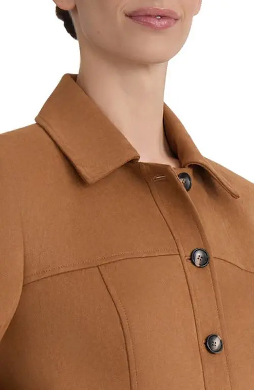Jones New York Scuba Point Collar Button Down Jacket
