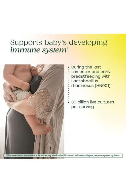 MEGAFOOD Baby & Me 2 Prenatal Prebiotic + Probiotic For & Developing Baby, 30 Billion Cfu