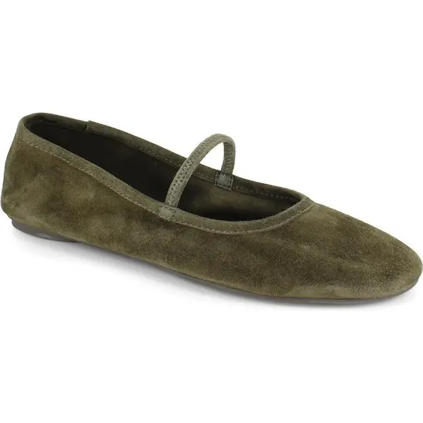 Splendid Bella Mary Jane Flat - Olive