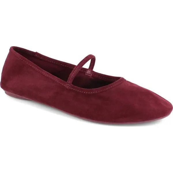 Splendid Bella Mary Jane Flat - Wine