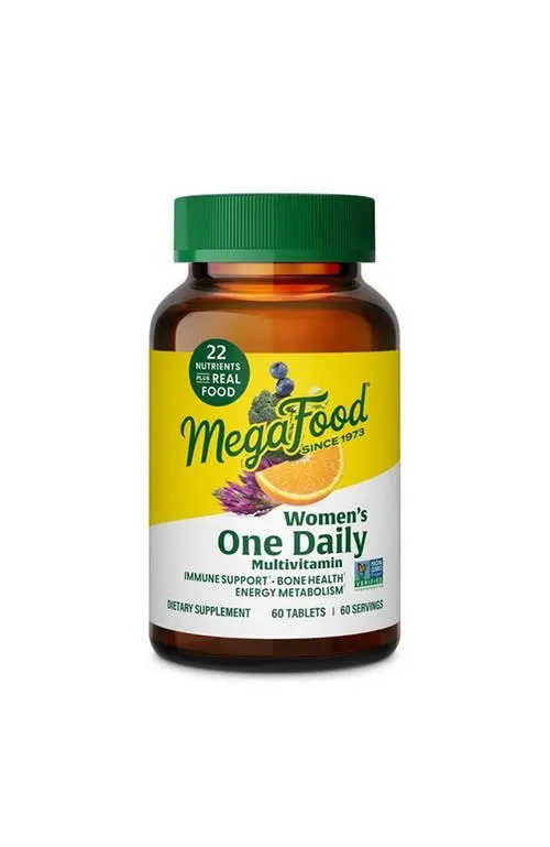 MEGAFOOD One Daily Multivitamin For For Energy Metabolism & Immune Support, Vegetarian - None