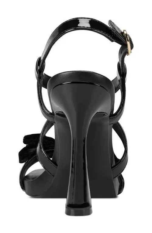 Karl Lagerfeld Paris Currin Strappy Sandal - Black