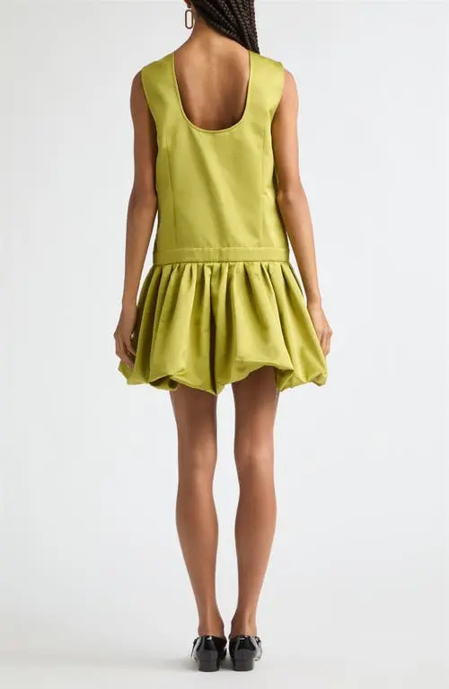 Plan C Pleated Bubble Minidress