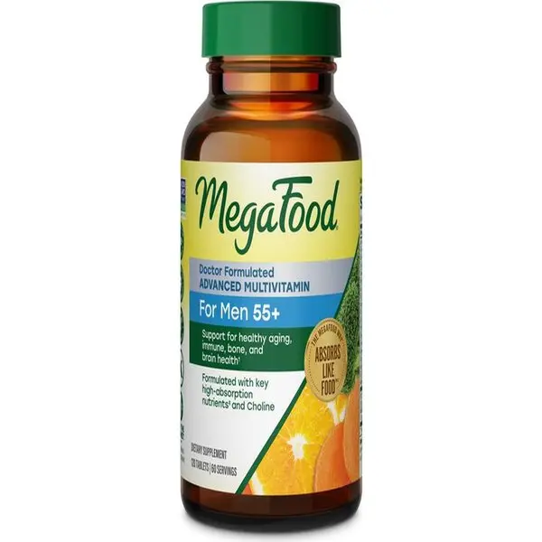 MEGAFOOD Advanced Multivitamin For 55+, Doctor Formulated, Vegetarian - None