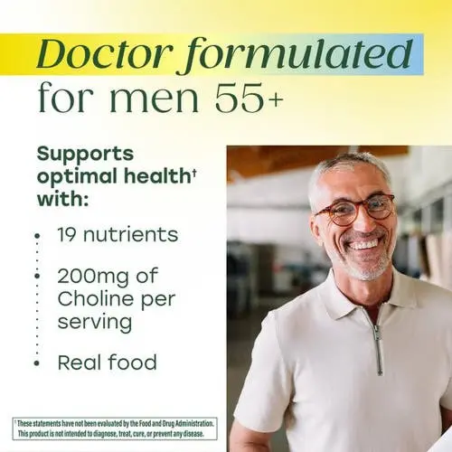 MEGAFOOD Advanced Multivitamin For 55+, Doctor Formulated, Vegetarian