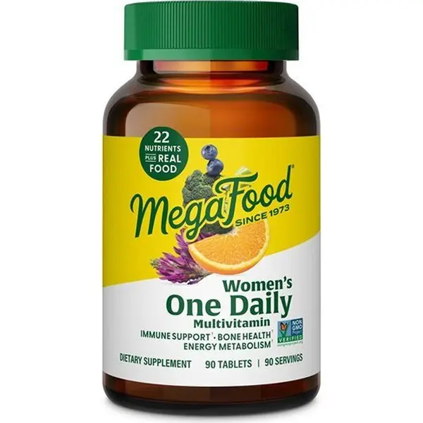 MEGAFOOD One Daily Multivitamin For For Energy Metabolism & Immune Support, Vegetarian - None