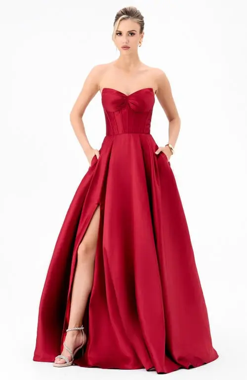 BARIANO Deeba Strapless Ball Gown