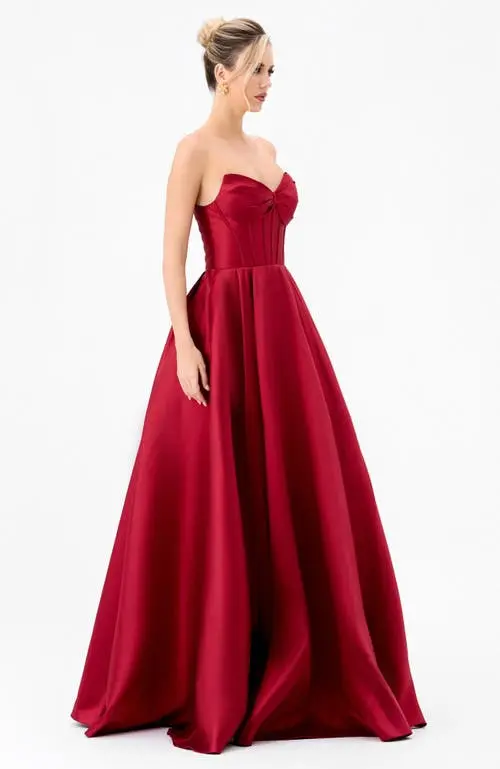 BARIANO Deeba Strapless Ball Gown