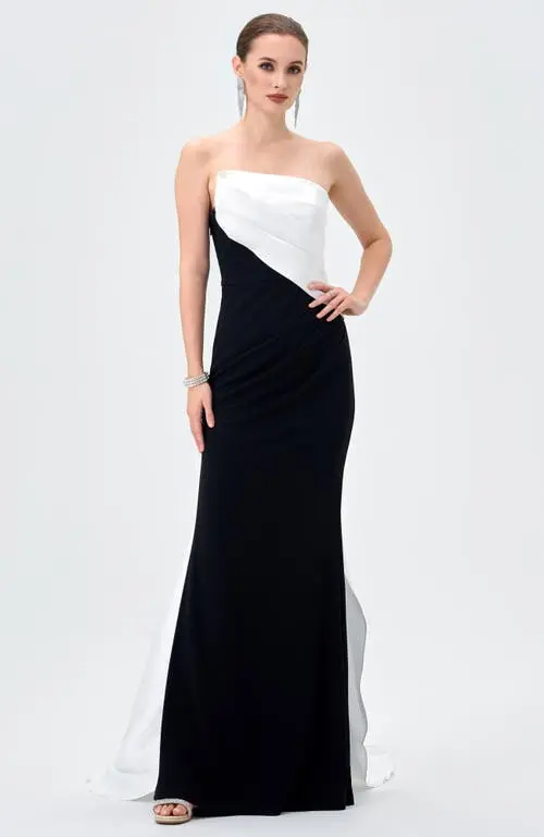 BARIANO Roella Asymmetric Sash Gown