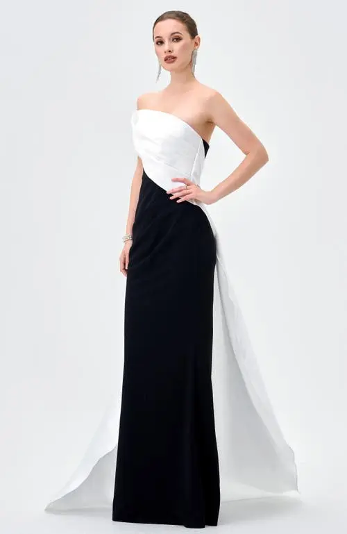 BARIANO Roella Asymmetric Sash Gown