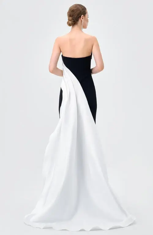BARIANO Roella Asymmetric Sash Gown