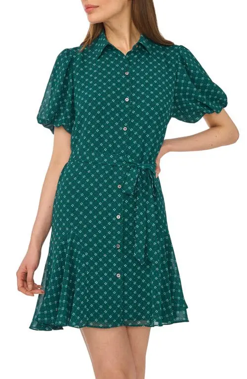 CECE DUPRAZ Puff Sleeve Shirtdress
