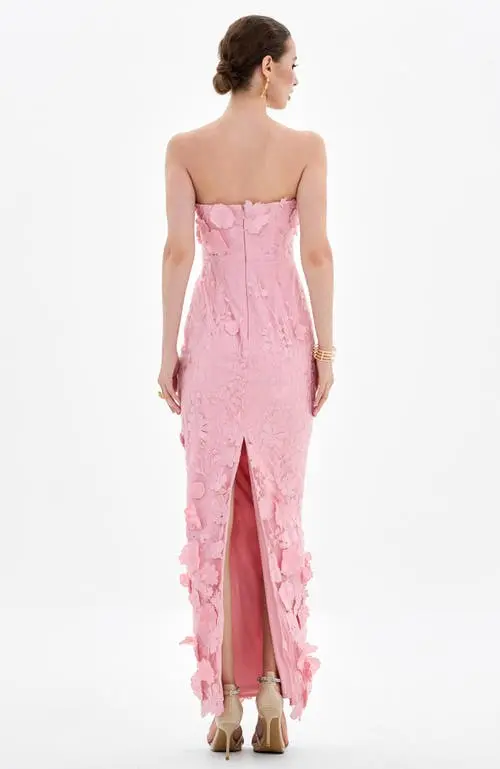 BARIANO Kareen Strapless Floral Midaxi