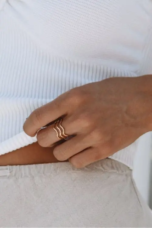 ATOLEA Ocean Ring - Gold