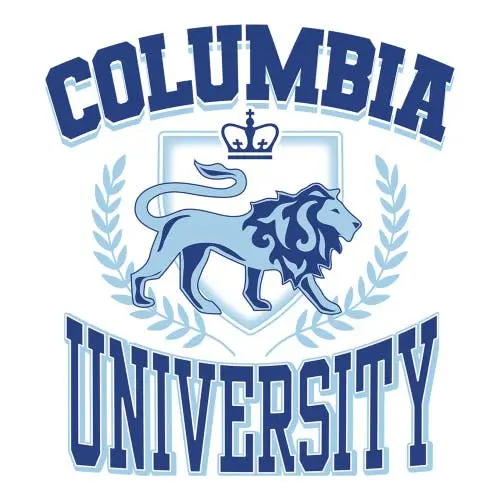 COLUMBIA UNIVERSITY University Lion Crest Short Sleeve Graphic T-shirt