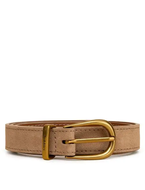 BOBBIES Montmartre Leather Belt - Sand
