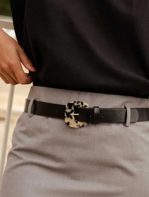 BOBBIES Ischia Belts - Dark Black
