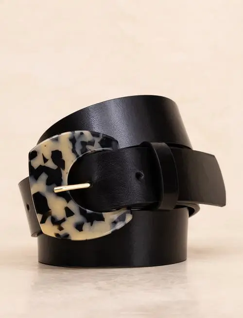 BOBBIES Ischia Belts - Dark Black