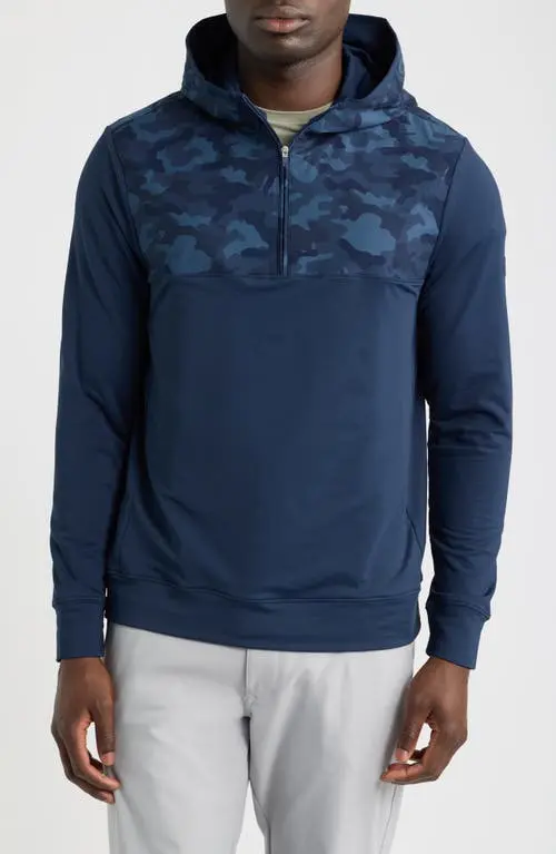 G/fore Camo Quarter Zip Hoodie - Twilight C