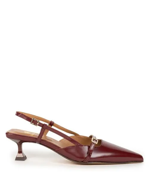 BOBBIES Reem Pump - Morello Cherry