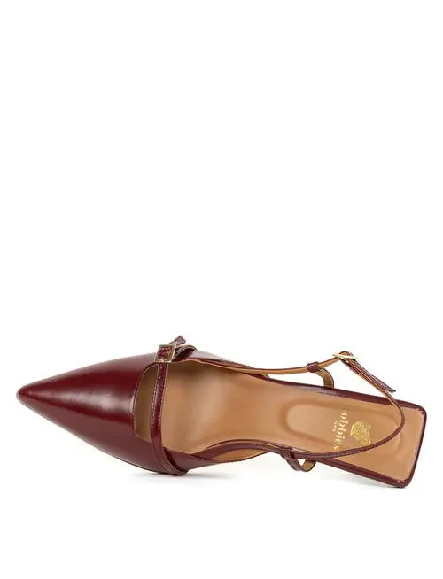 BOBBIES Reem Pump - Morello Cherry