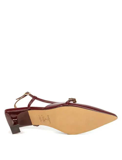 BOBBIES Reem Pump - Morello Cherry