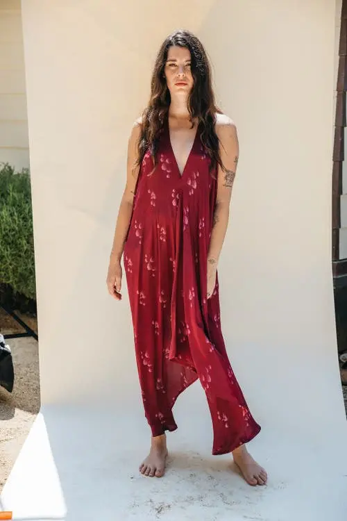 SUN CHILD Classic Silk Dress Adler