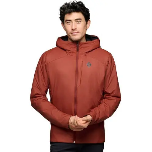 BLACK DIAMOND First Light Hybrid Hooded Jacket - Iron Red
