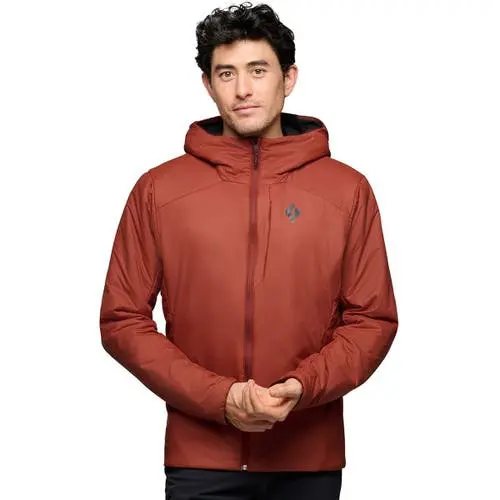 BLACK DIAMOND First Light Hybrid Hooded Jacket - Iron Red