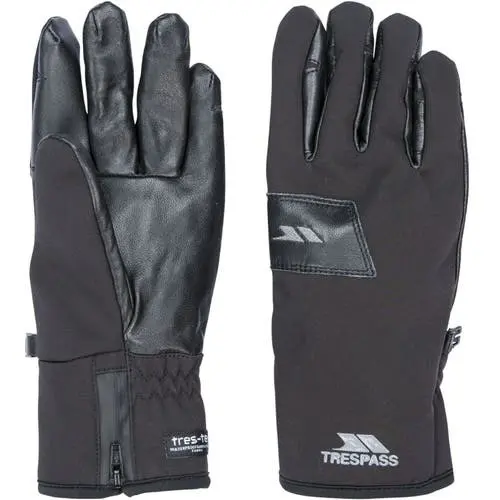 TRESPASS Leather Athletic Snow Sports Gloves