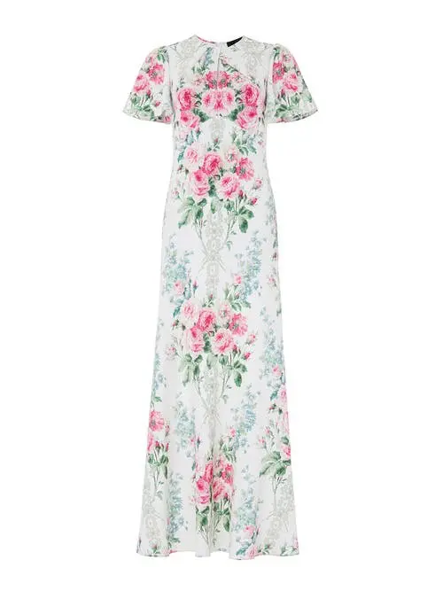 NEEDLE & THREAD Palace Garden Odeline Crepe Gown