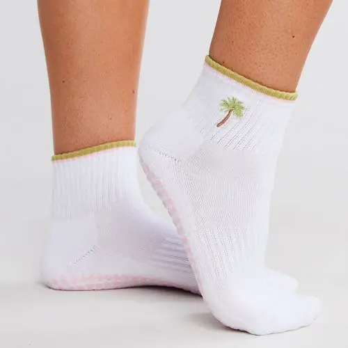 SOULS. Palm Tree Grip Socks