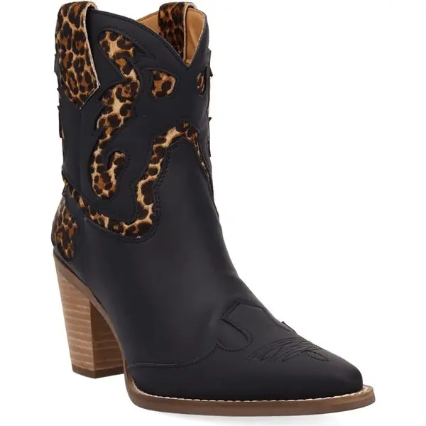 DINGO Run Wild Animal Print Western Boot - Leopard