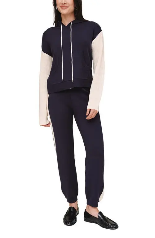 Bella Dahl Contrast Sleeve Hoodie