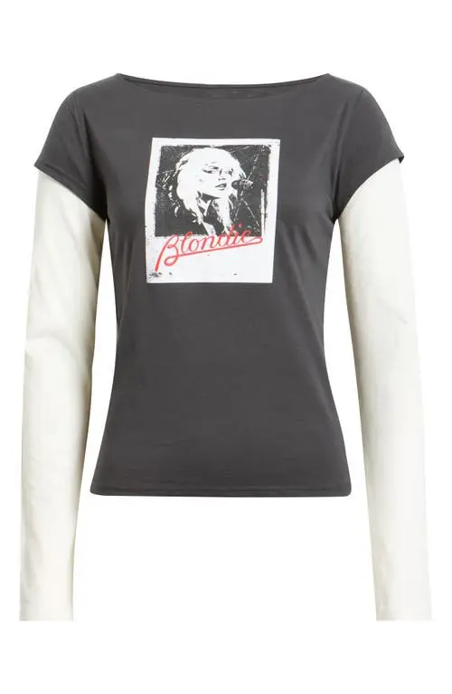 VINYL ICONS Blondie 2fer Long Sleeve Graphic T-shirt