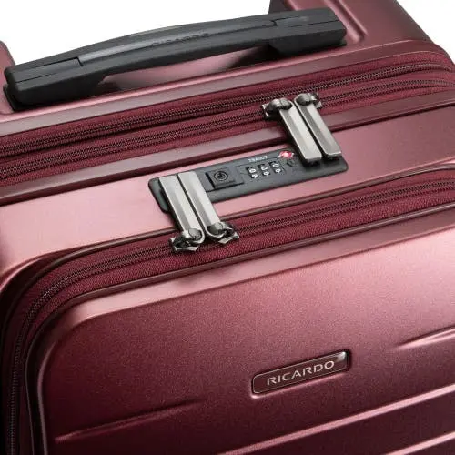 RICARDO BEVERLY HILLS Santa Rosa Hardside Expandable 20" Fast Access Carry On - Merlot